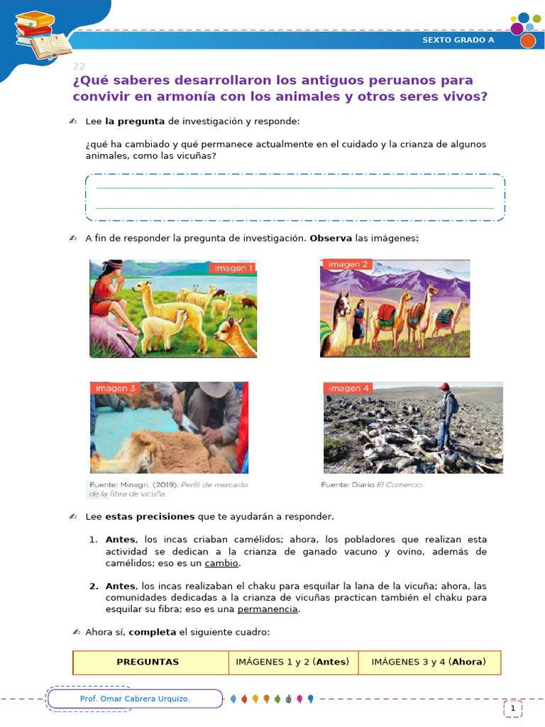2.- Anexo de Sesiones de aprendizaje - Semana 3 - UD VII - Editora Quipus Perú | PDF | Colmena ...