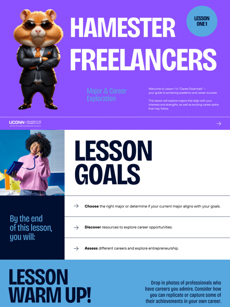 (Part 1) Lesson 2 - Career Essentials Major & Career Exploration | PDF