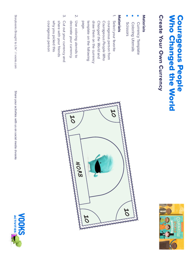 Vooks Youtube Activities Courageous People | PDF