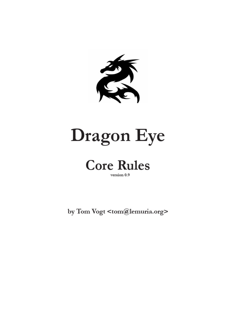 Dragon Eye Atlas Core Rules | PDF | Dwarf (Dungeons & Dragons) | Role Playing Games