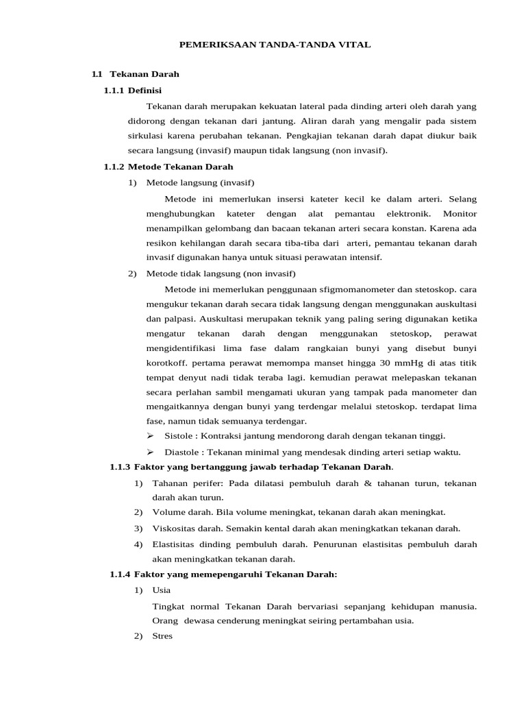 LP PENGUKURAN TTV | PDF