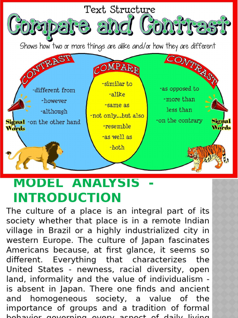 Unit 9 - Compare Contrast | PDF | Japanese People | Multiculturalism