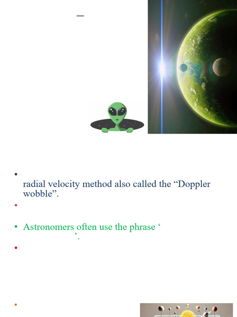 Week 13.1 ExoPlanet Detection | PDF | Exoplanet | Planets