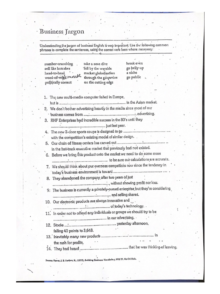 Business Jargon | PDF