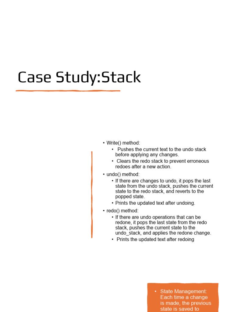 Stack State Management Case Study | PDF