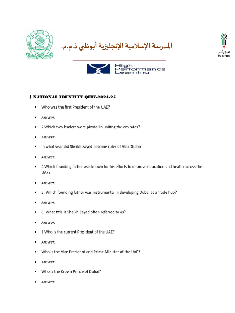 SST - 8 - First - Term - Reinforcement - Sheet Answered | PDF | United ...