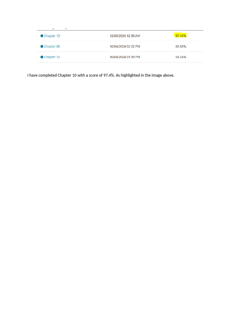 Chapter 10 Results-Completed | PDF
