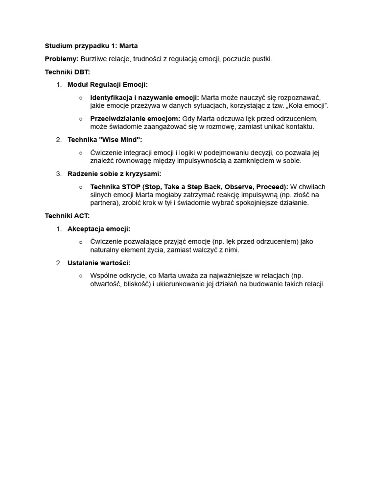 Techniki Relaksacyjne | PDF