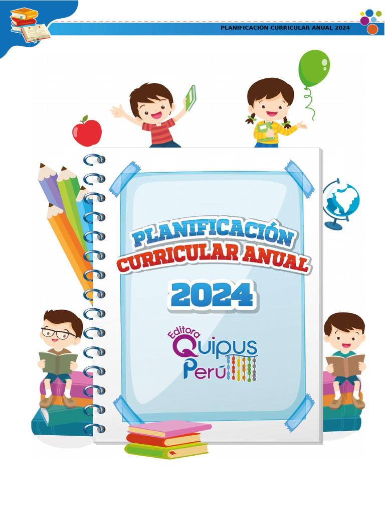 Planificación Curricular Anual 2024 - Editora Quipus Perú | PDF | Números | Aprendizaje