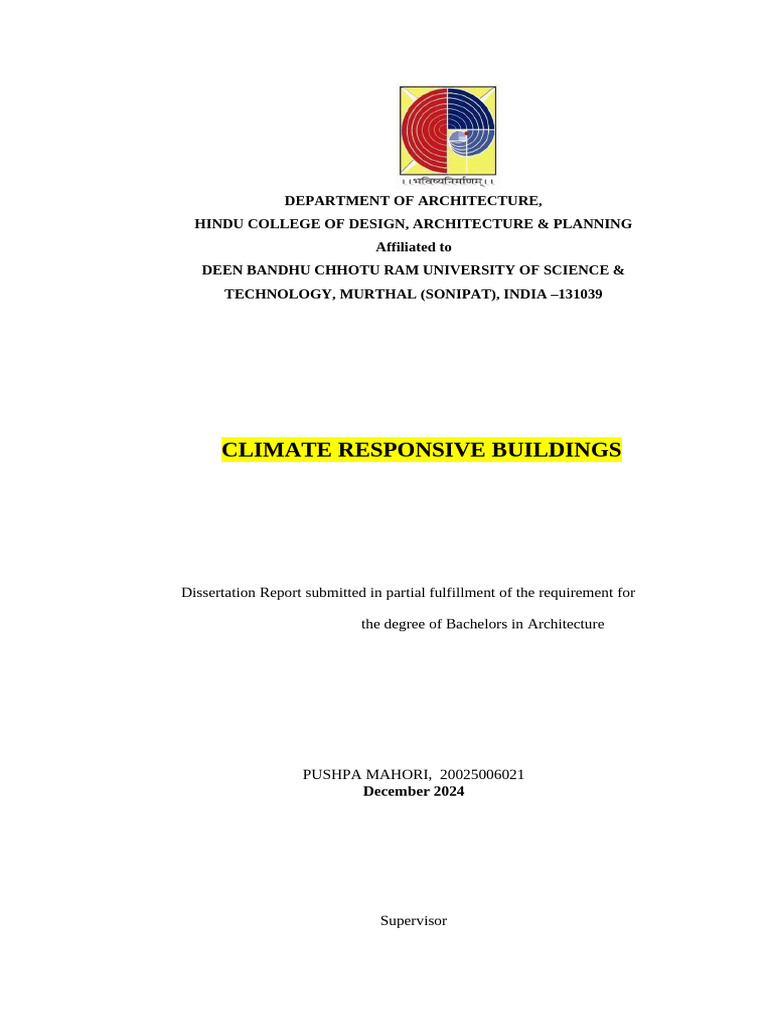 Updated_Margins_DISSERTATION_PUSHPA_MAHORI | PDF | Efficient Energy Use | Building Insulation