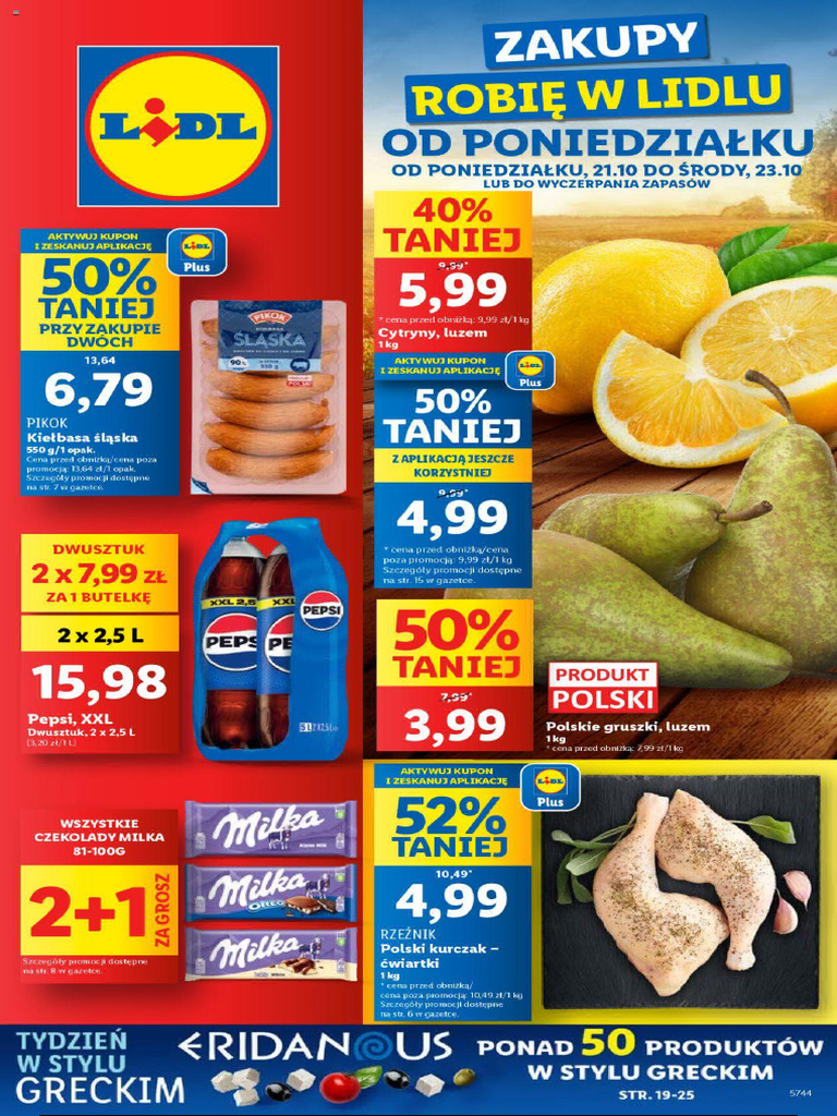Lidl Gazetka Wazna Od 21102024 Do 23102024 | PDF