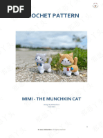 Free Kuromi Amigurumi Crochet Pattern | PDF | Crochet | Artistic Techniques