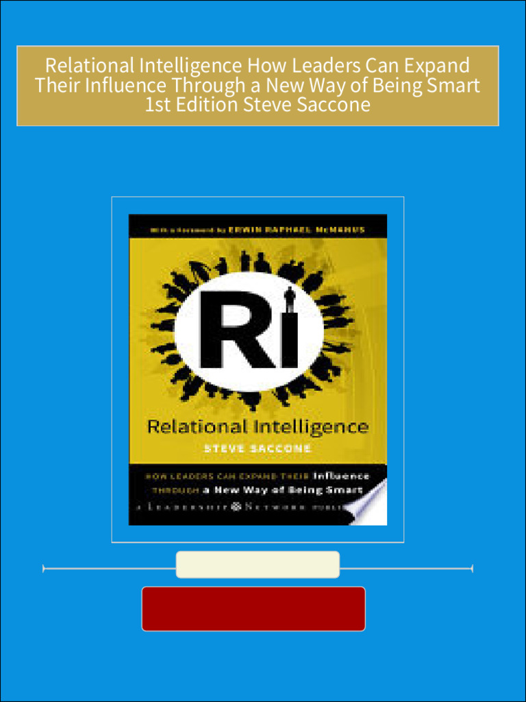 Full download Relational Intelligence How Leaders Can Expand Their ... Full download Relational Intelligence How Leaders Can Expand Their ...