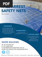 Safety Net Installation Specifications | PDF | Rope | Knot