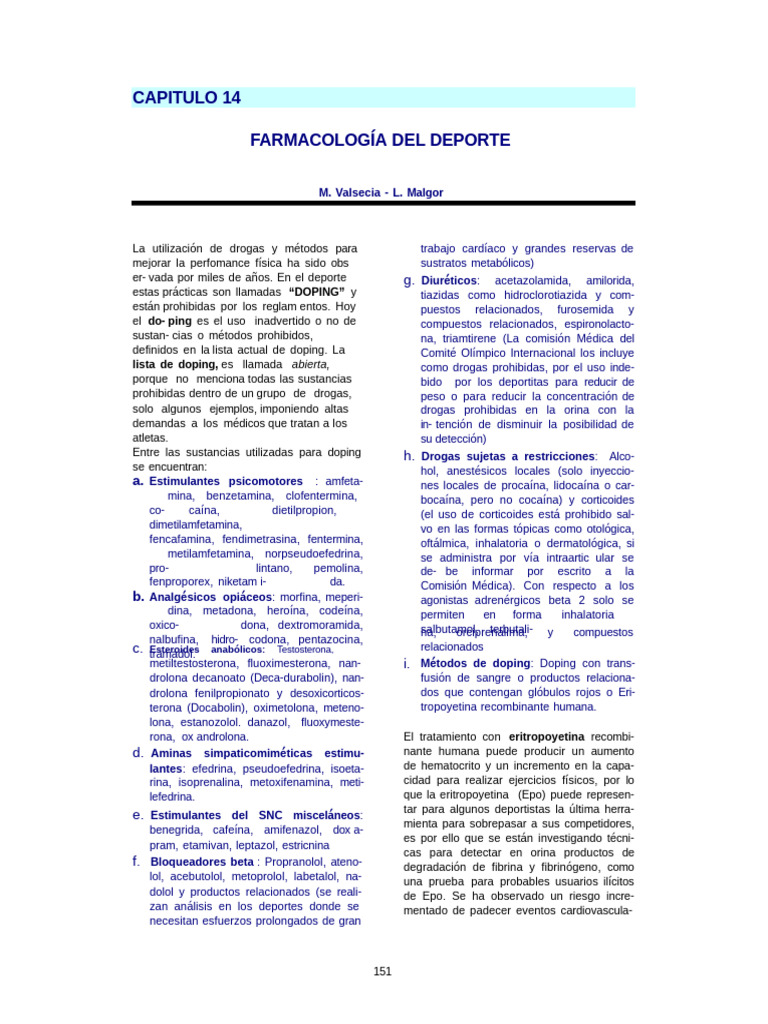 14_doping | PDF | Dopaje en el deporte | Drogas