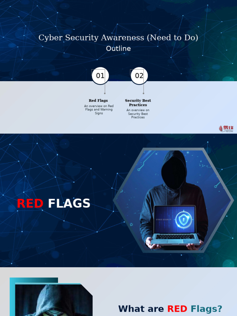 Cybersecurity Red Flags & Best Practices | PDF | Security | Computer Security