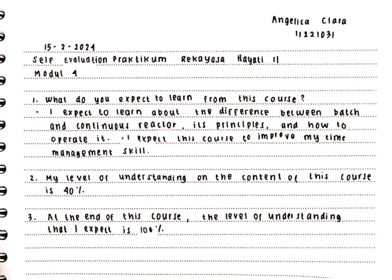 Self Evaluation Pdf