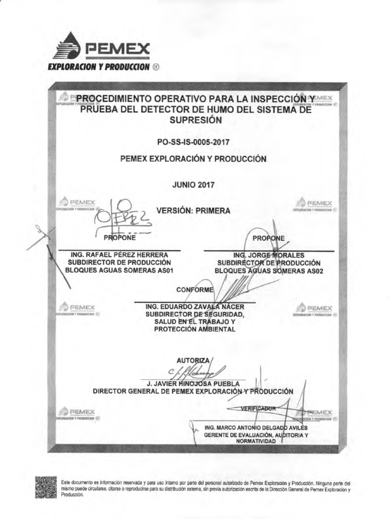 Po-Ss-Is-0005-2017 Detector de Humo | PDF