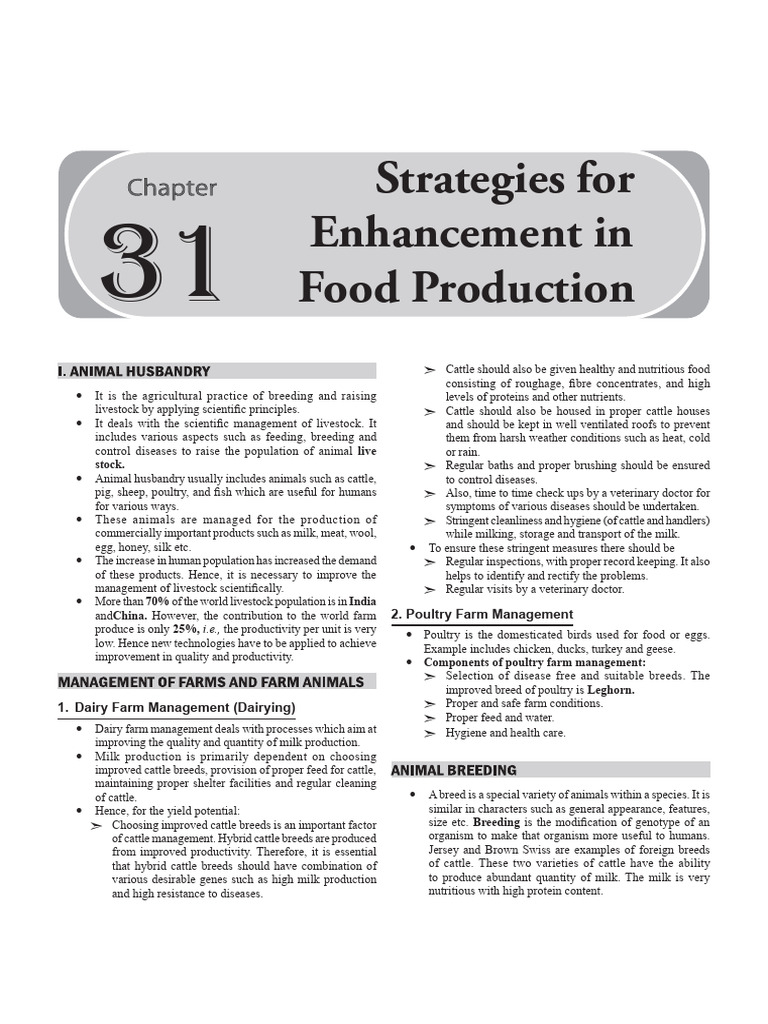 Enhancement in Food Production | PDF | Plant Breeding | Wheat