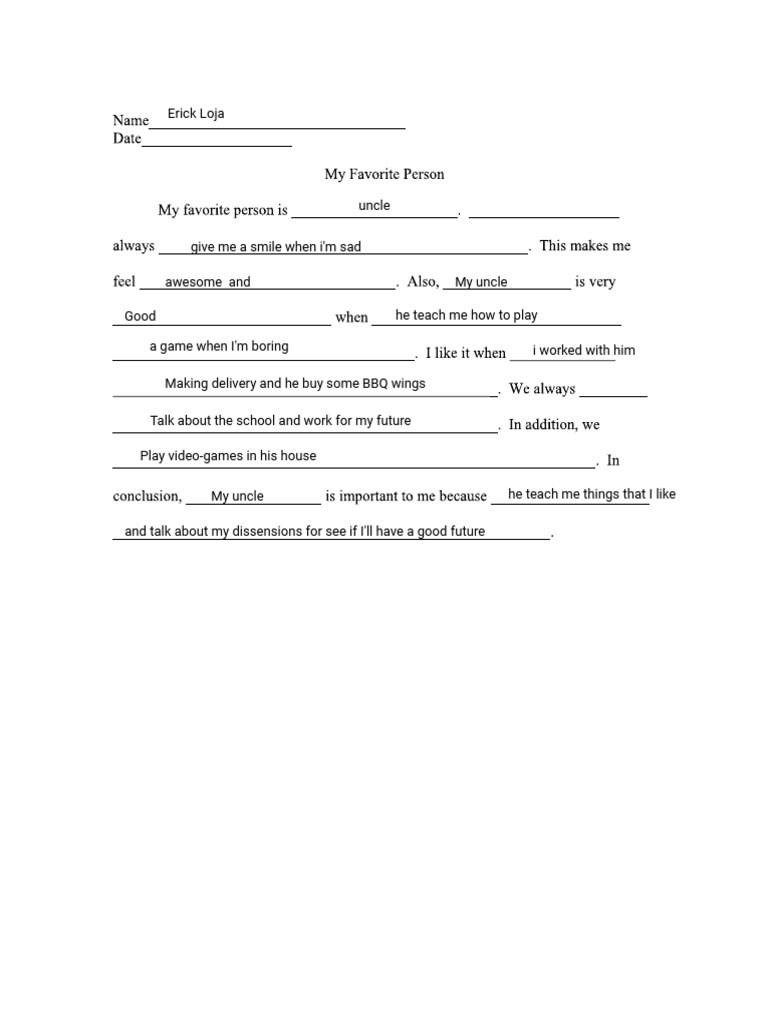 My Uncle: Mentor and Friend | PDF