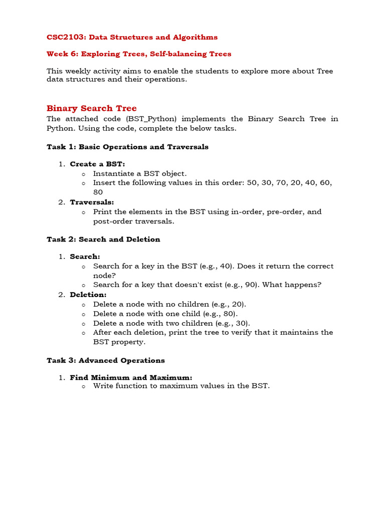 Week 6 | PDF | Computer Programming | Algorithms