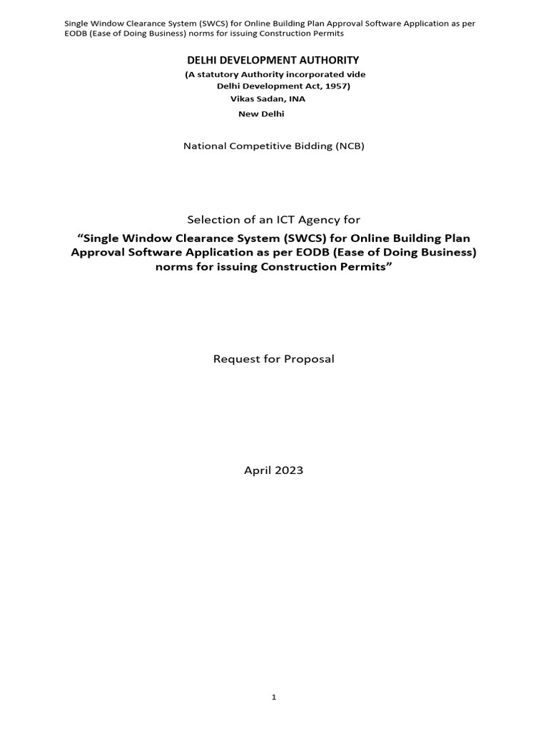 Tendernotice 1 | PDF | Request For Proposal | Taxes