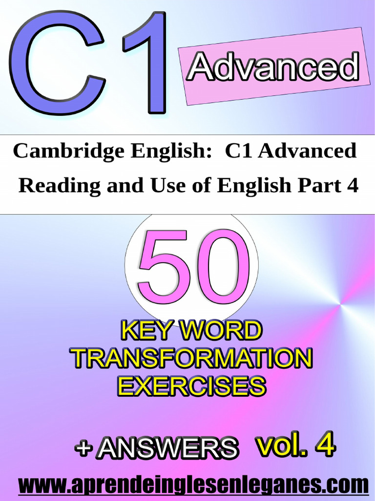 C1 Advanced - 50 KWTvol4 - Answers | PDF