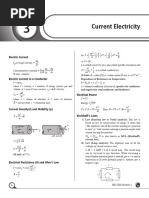 Current Electricity Derivations Class 12 | PDF | Physics | Electricity