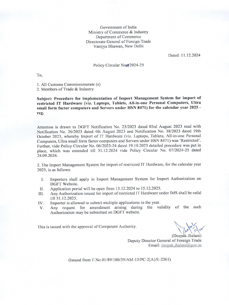 Policy Circular | PDF