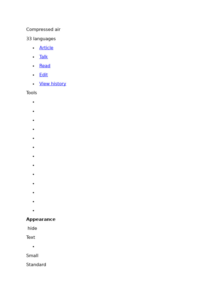 Science Behind Compressed air | PDF | Gas Technologies | Gases
