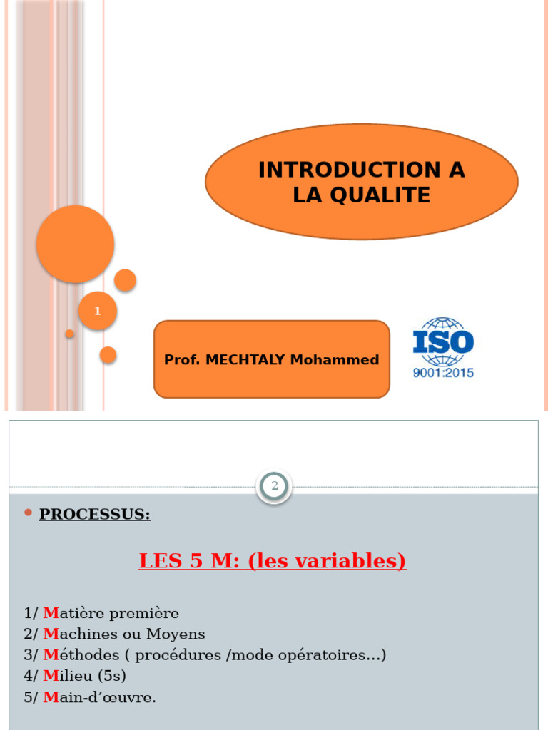 Cours Quaité 4 | PDF