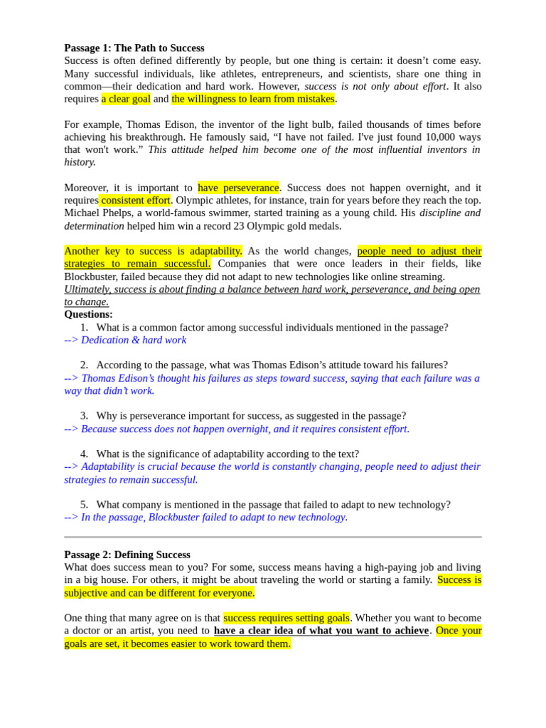 Keys to Achieving Personal Success | PDF | Mindset | Psychology