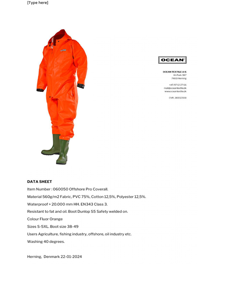 Offshore ProSuit | PDF