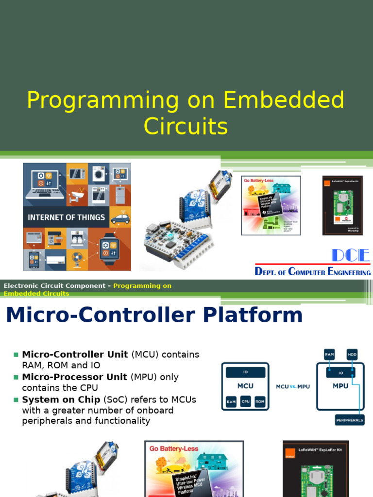 ElectronicsComponent Lecture10 BK182 | PDF | Embedded System | Computing