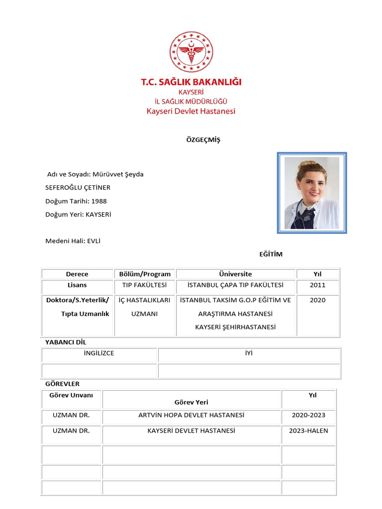 Muruvvet Seyda Seferoglu Cetiner Dahiliyepdf | PDF