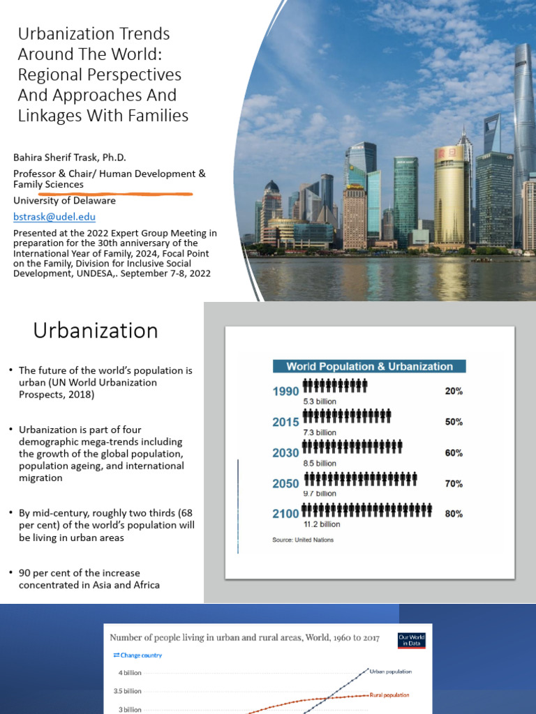 Bahira Trask Urbanization Trends Around The World Regional Perspectives and Approaches and ...