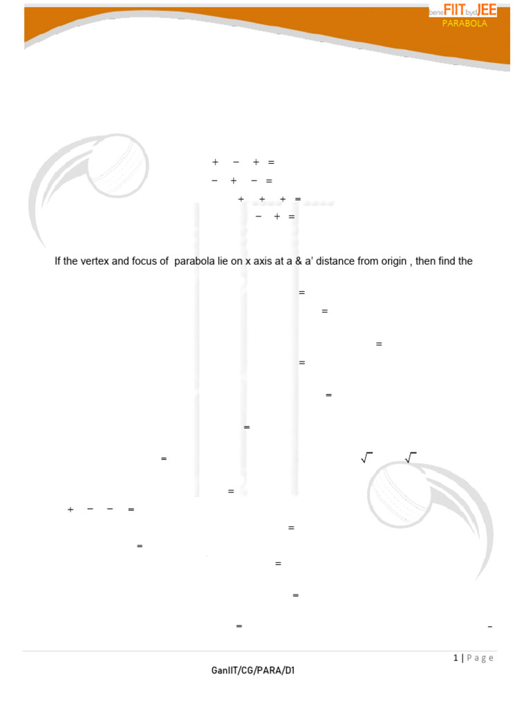 ATM_PARA | PDF | Tangent | Elementary Geometry