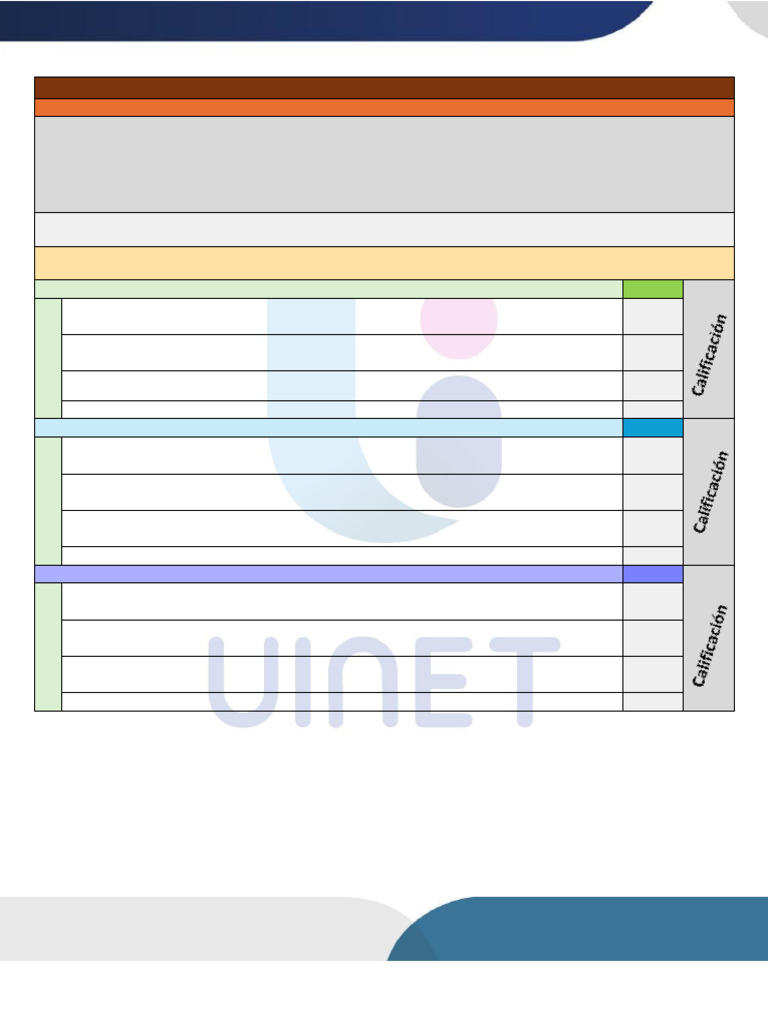 Rúbrica PROYECTO FINAL DEF | PDF