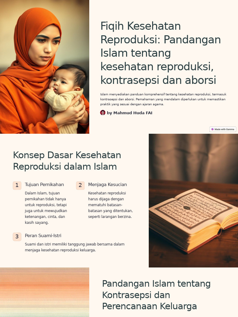 Fiqih-Kesehatan-Reproduksi-Pandangan-Islam-tentang-kesehatan-reproduksi-kontrasepsi-dan-aborsi | PDF