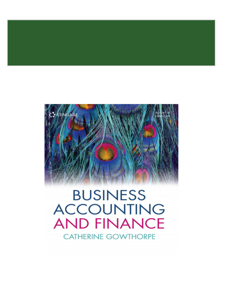 (Ebooks PDF) Download Business Accounting and Finance, 4e 4th Edition ...