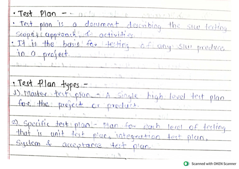 Test Plan Pdf