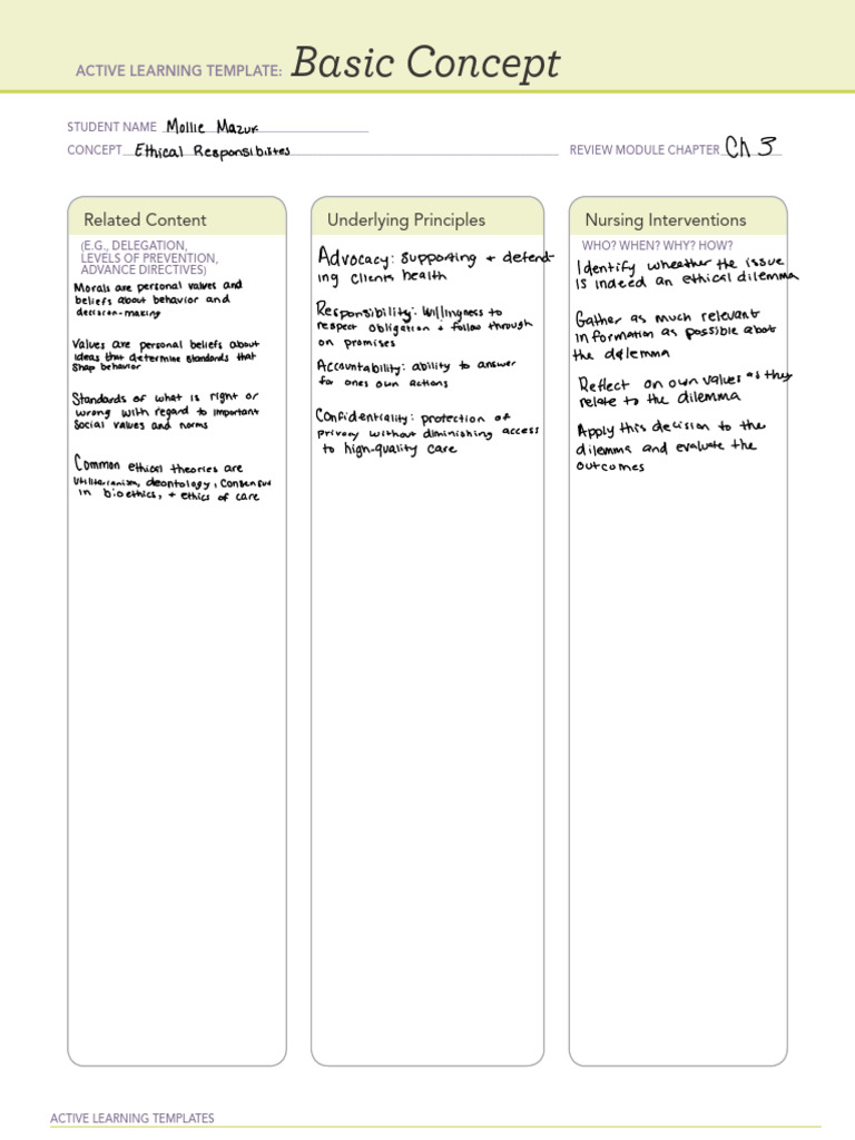 NURS101 Basic Concept ALT | PDF | Communication | Psychological Concepts