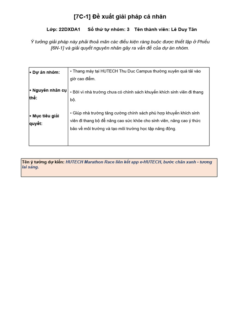 (7C-1) - Lê Duy Tân | PDF