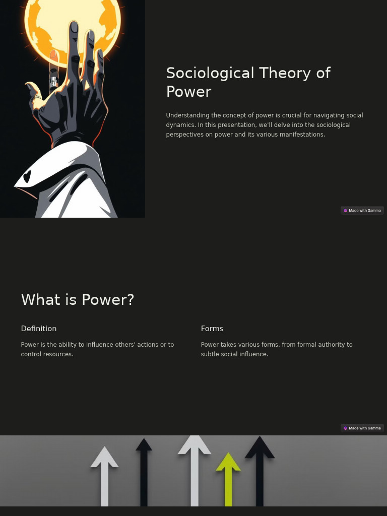 Sociological Theory of Power | PDF