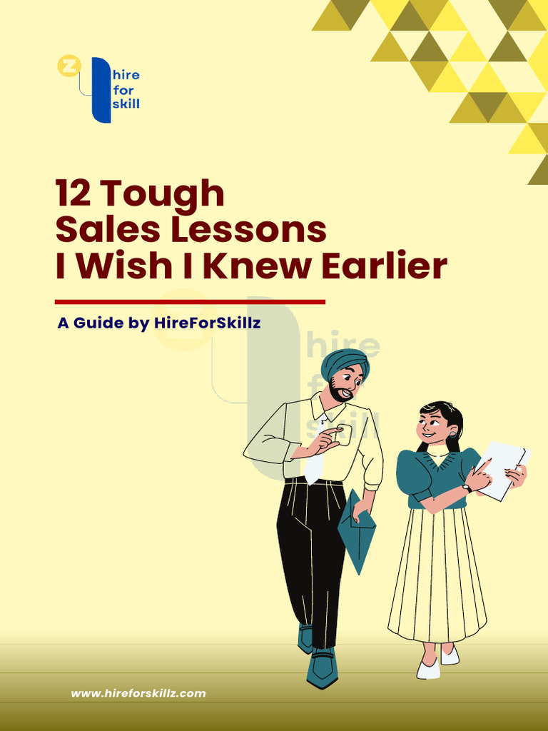 12 Sales Lessons | PDF