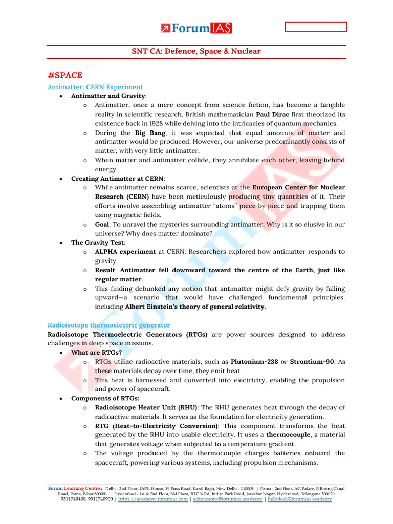 SNT CA Class 3 Defence Nuclear Space | PDF | Exoplanet | Cluster Munition