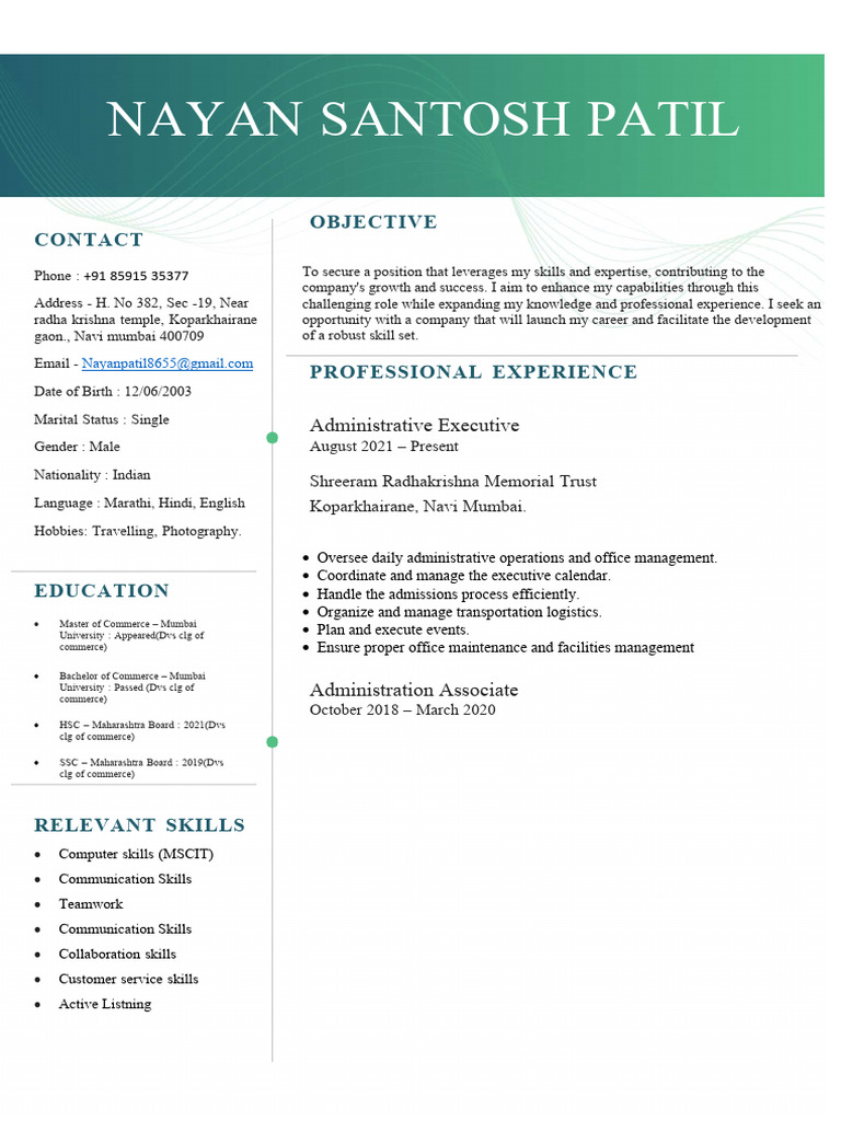 Nayan Resume | PDF