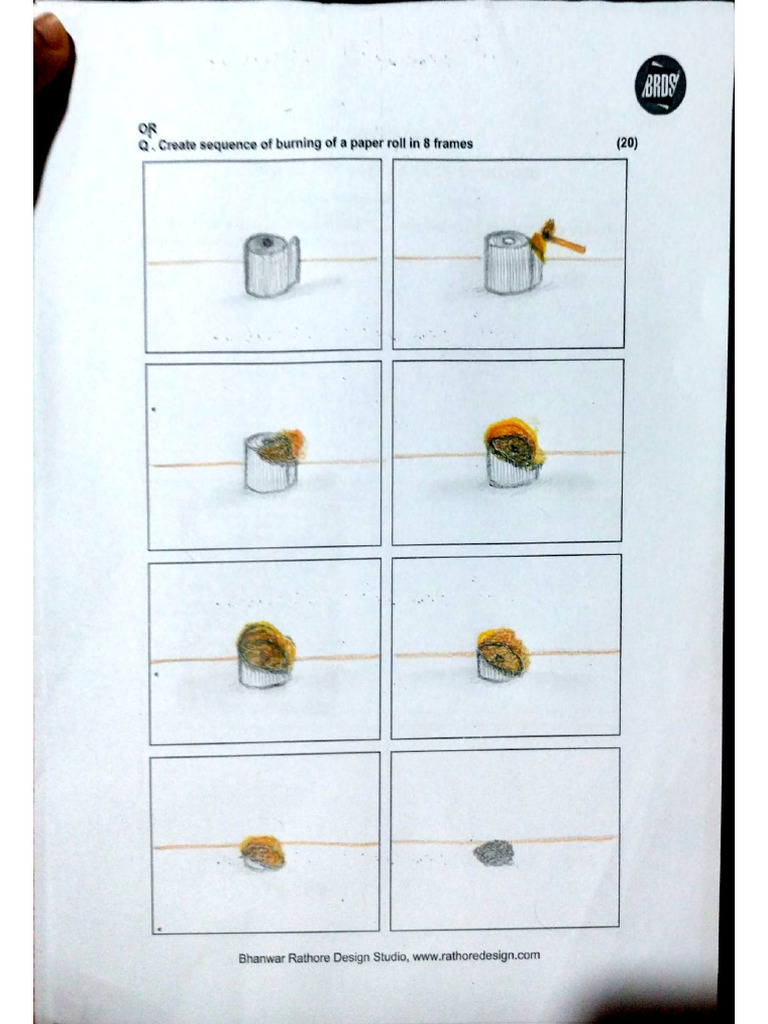 Burning Paper Roll | PDF