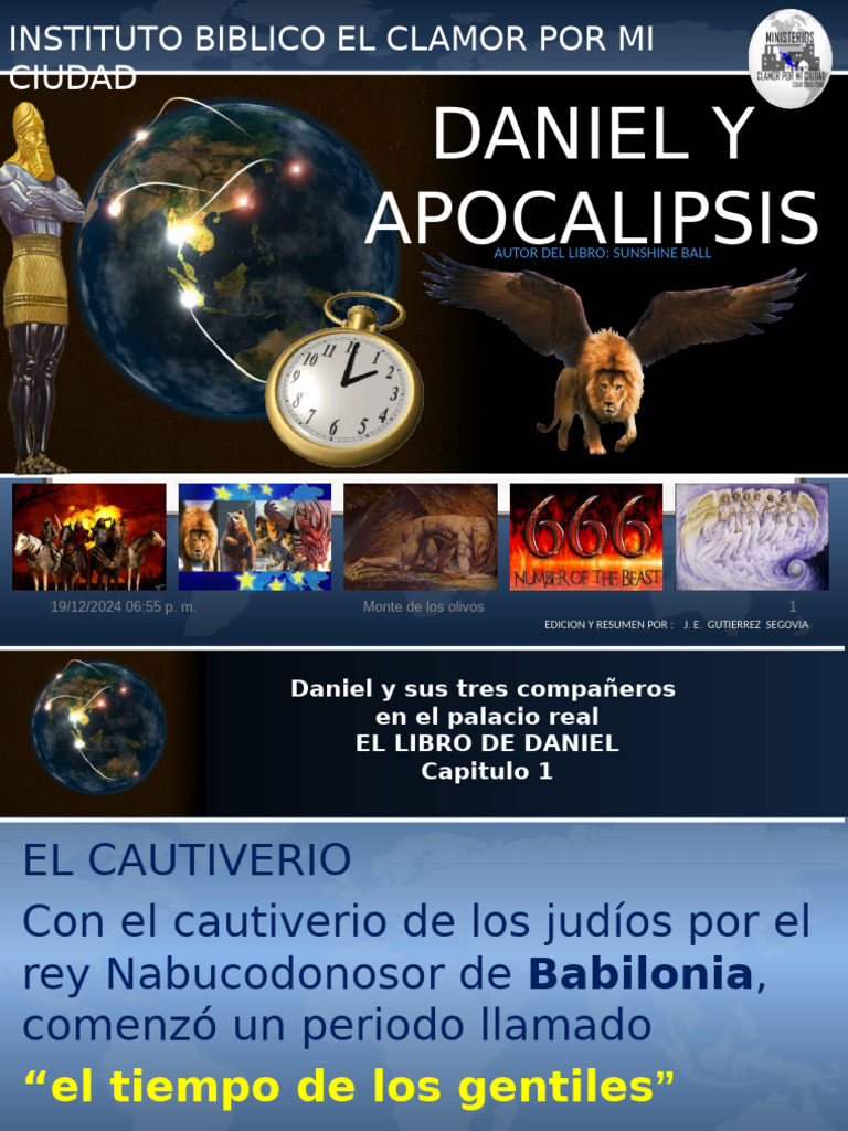 capitulo 1 daniel | PDF | Daniel (figura bíblica) | Nabucodonosor Ii