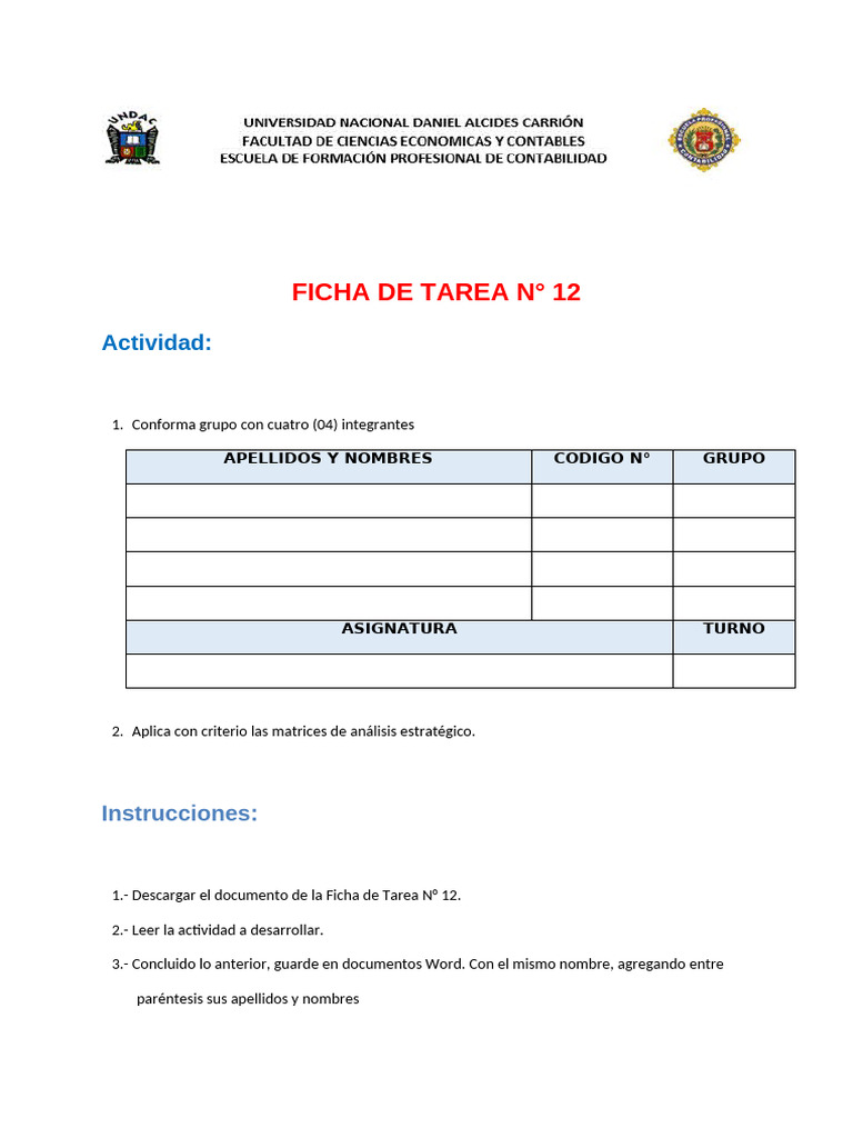 Análisis Estratégico en Grupo | PDF